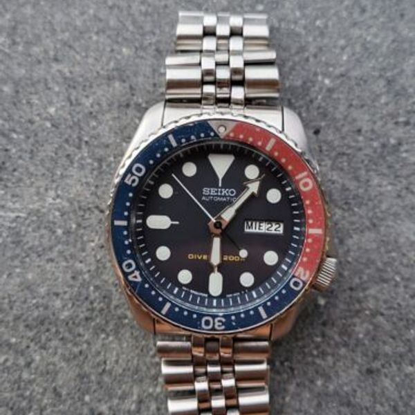 Seiko Skx175 Diver Automatico 009 Skx007 Blue Dial Watch Sub Singapore ...