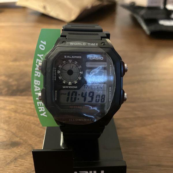 Brand New With Box Casio AE1200WH Series | Men’s Digital Watch | 100M ...