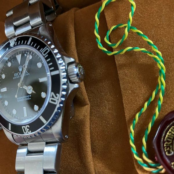 Rolex Submariner No Date Steel Mens Oyster Watch w/Box 14060 ...