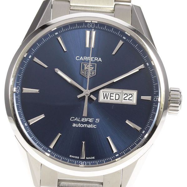 Good product ★ Box with warranty [TAG HEUER] TAG Heuer Carrera Caliber 5 Day-Date WAR201E.BA0723 ...