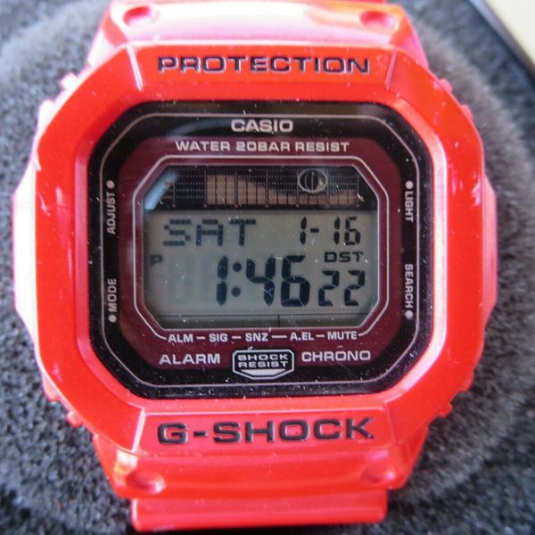 Casio G-Shock G-Lide GLX-5600 Module 3151 Red Digital Watch - NEW ...
