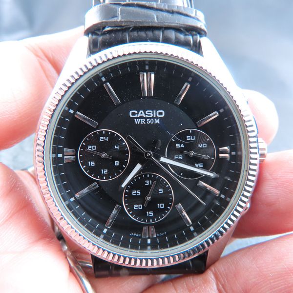 MTP-1375 Casio Daydate 24 Hours Quartz Men Watch | WatchCharts Marketplace