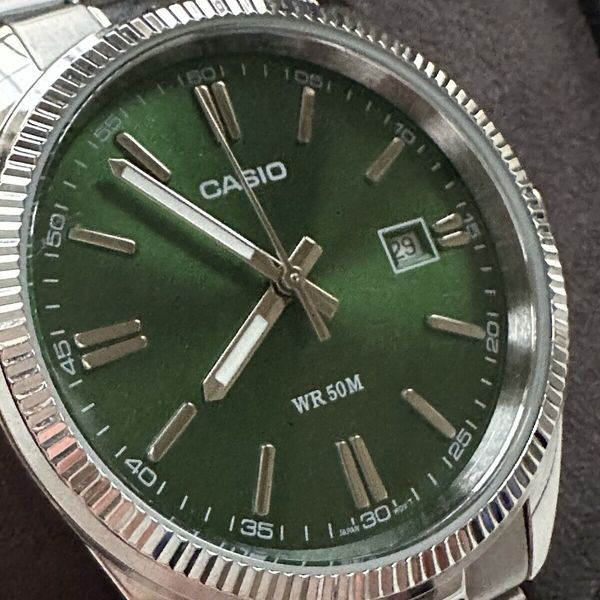 CASIO Collection MTP-1302D-3AJF Mens Watch Dark Green Dial Analog From Japan | WatchCharts ...