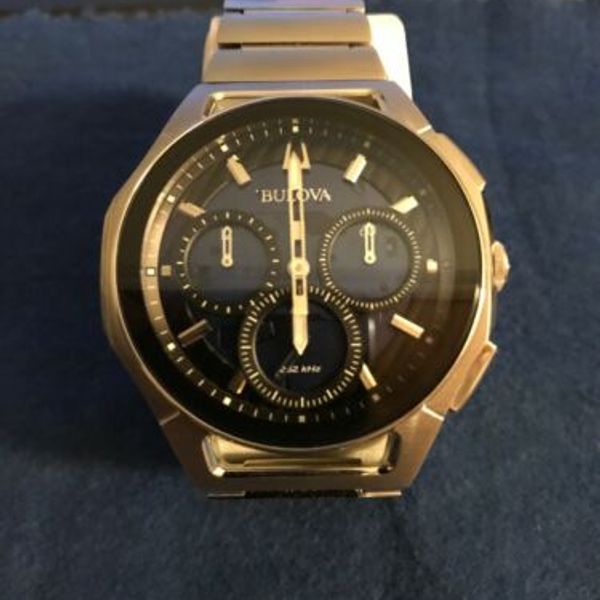 Bulova Curv 96A205 Chronograph, Precision Quartz, New, Unworn, 44mm ...