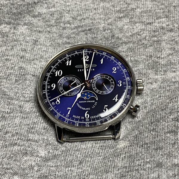 [WTS] Zeppelin Hindenburg LZ129 Moonphase Blue Dial Price $165…shipping ...