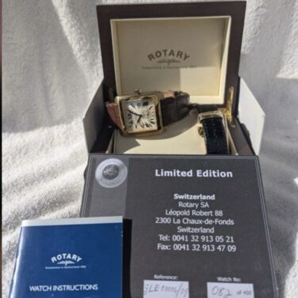 Rotary Limited Edition Mechanique Swiss Mechanical Watch (#82/400 ...