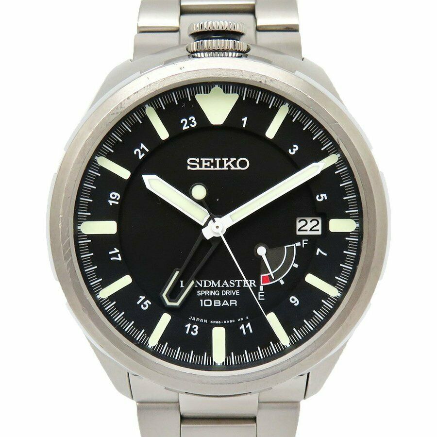 Seiko Prospex Landmaster SBDB015 Spring Drive 5R66-0AY1 Titanium Men's ...