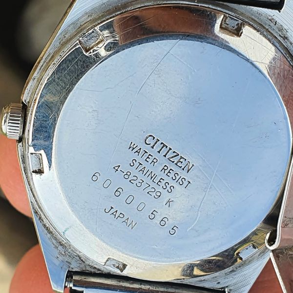 Vintage Citizen Automatic 21 Jewels Stainless Steel Blue Color Dial For ...