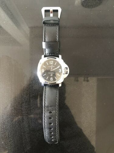 Panerai Luminor Base Logo Acciaio Steel Manual 44 mm Watch PAM01000 PAM ...