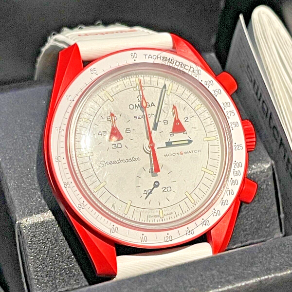 Omega X Swatch MoonSwatch Bioceramic - Misson To Mars | WatchCharts ...
