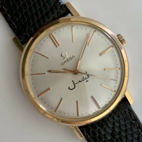 OMEGA Extremely Rare 131.019 KING FAISAL 1960 Cal. 601 Vintage Saudi ...