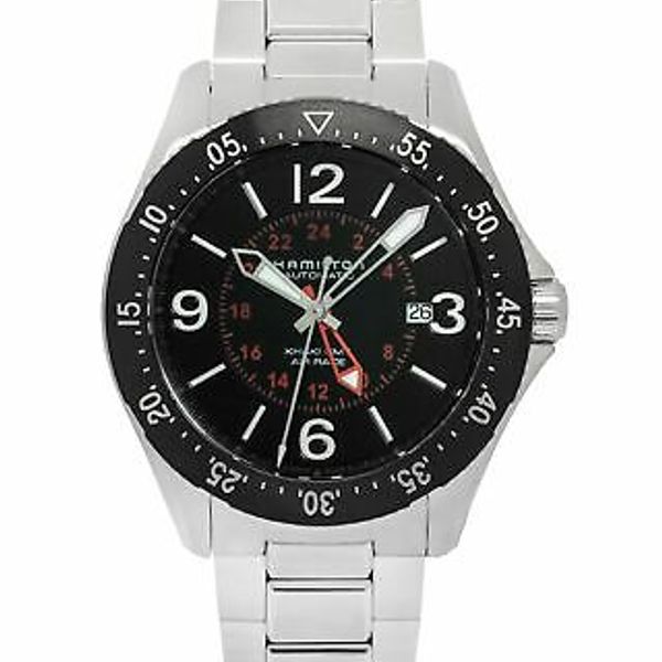 Hamilton Khaki Aviation Pilot GMT Automatic Men's Watch H76755131 ...