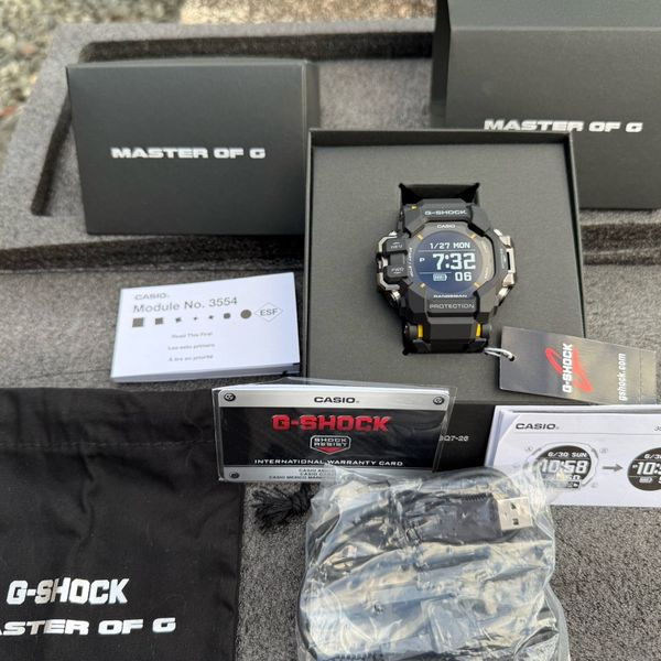 Casio G-Shock Rangeman GPR-H1000-1CR Master Of G Bluetooth Radio Watch ...