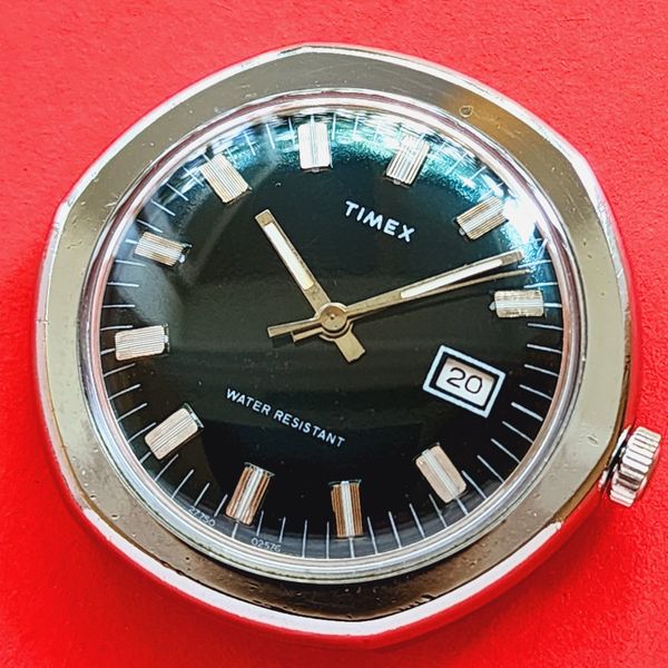 Timex Green Dial Watch Mechanical Movement Vintage Rare 2775002576 For ...