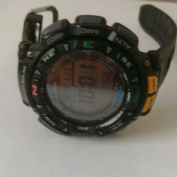 Casio Pro Trek Men's Pathfinder Triple Sensor Sport Resin Watch PAG240 ...
