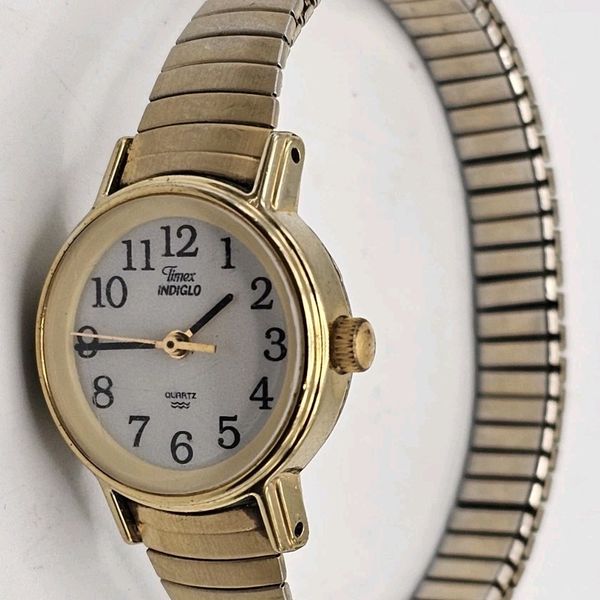 Timex Indiglo Women's Two-Tone Stainless Steel Expandable Watch for ...