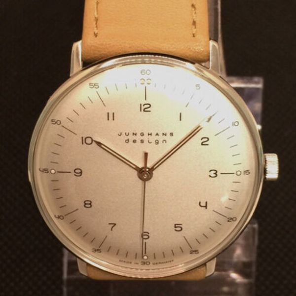Junghans Max Bill Automatic Watch Men 02713701.00 33mm From Japan 048 6008519 | WatchCharts ...
