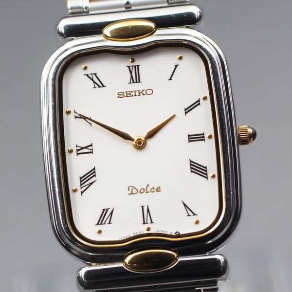 [MINT] Seiko Dolce 9530-5050 Gold Quartz Mens Vintage Watch From JAPAN ...