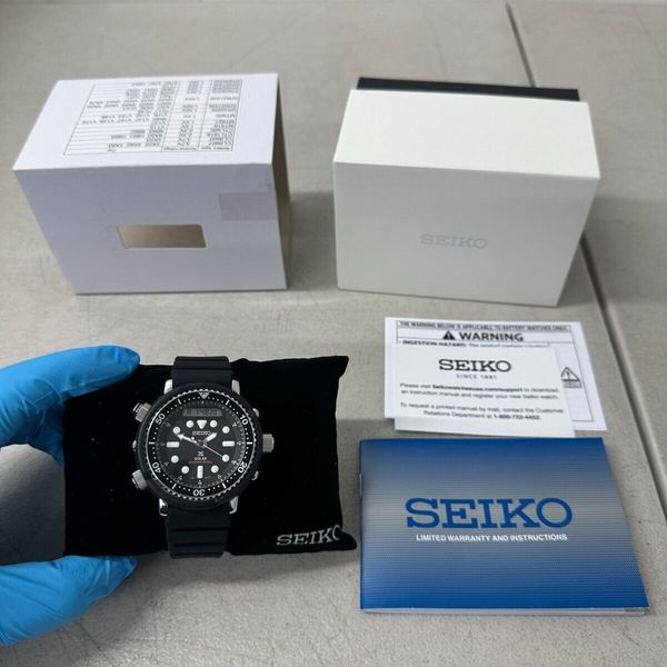 Seiko Prospex Solar Hybrid "Arnie" Divers 200M Men's Watch SNJ025 NWD ...