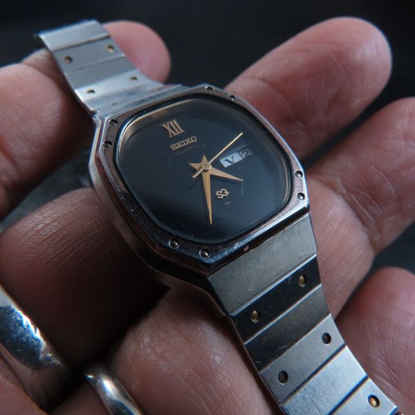 Japan 8523 Seiko SQ Daydate Quartz Women Watch | WatchCharts Marketplace
