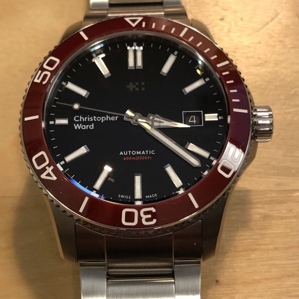 [$600 USD] Christopher Ward Red C60 Trident Pro 600 42MM | WatchCharts