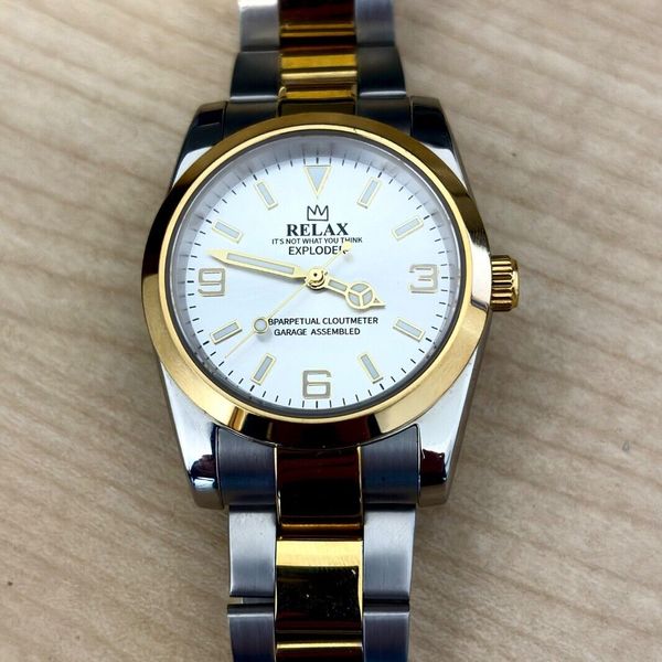 Relax Exploder Two-Tone Automatic Watch (Seiko NH35 movement ...