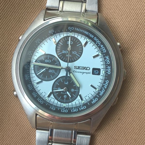 SOLD: Seiko 7t32-7c60 Panda Chronograph | WatchCharts Marketplace
