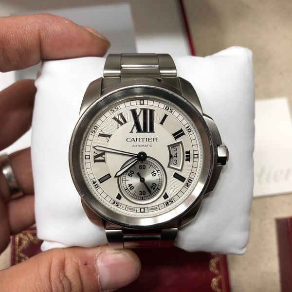FS: Cartier calibre de cartier watch in bracelet, complete package ...