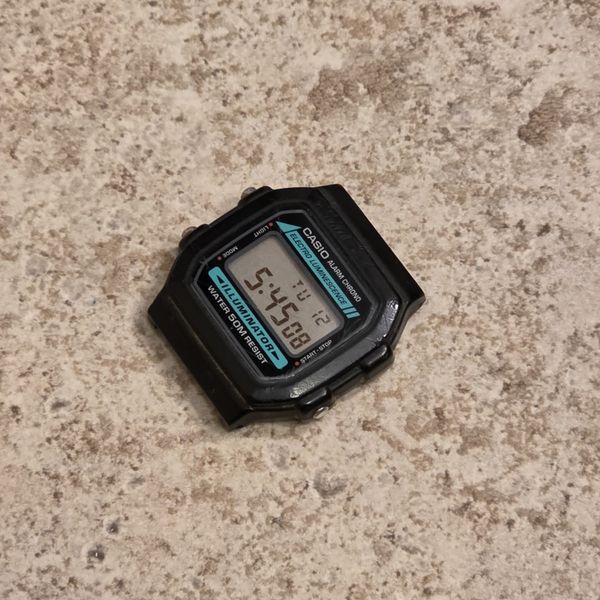 RARE Casio W-86 Illuminator Digital Men's Watch Module 1275 ** WORKING ...