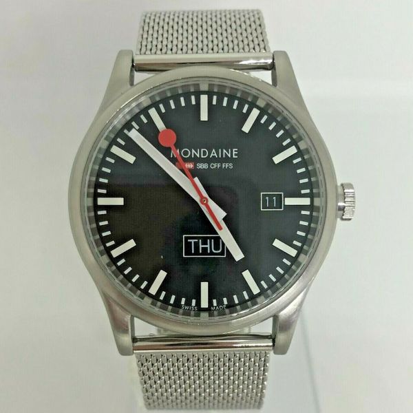 Mondaine Swiss Railway Quartz- Black dial- 30308 Model | WatchCharts ...