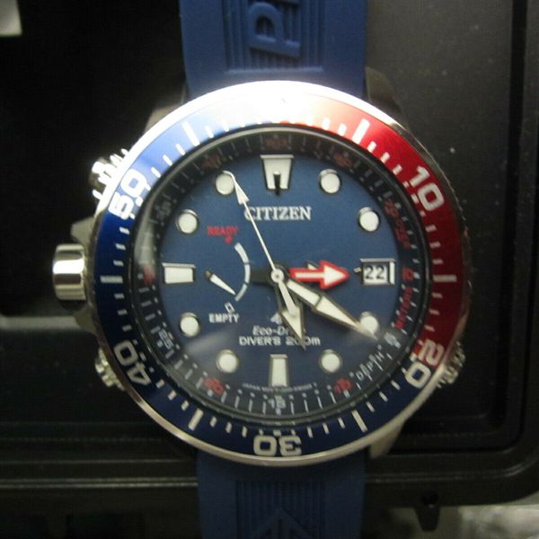 Citizen Eco-Drive Promaster Aqualand Blue Dial Men's Diver Watch BN2038-01L $695 | WatchCharts ...