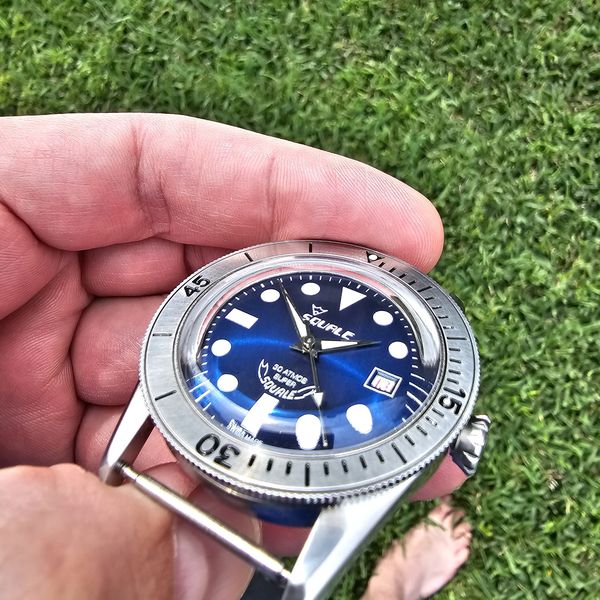 [$800 USD] SQUALE SUB-39 SUPERBLUE W/FULLY BRUSHED CASE | WatchCharts