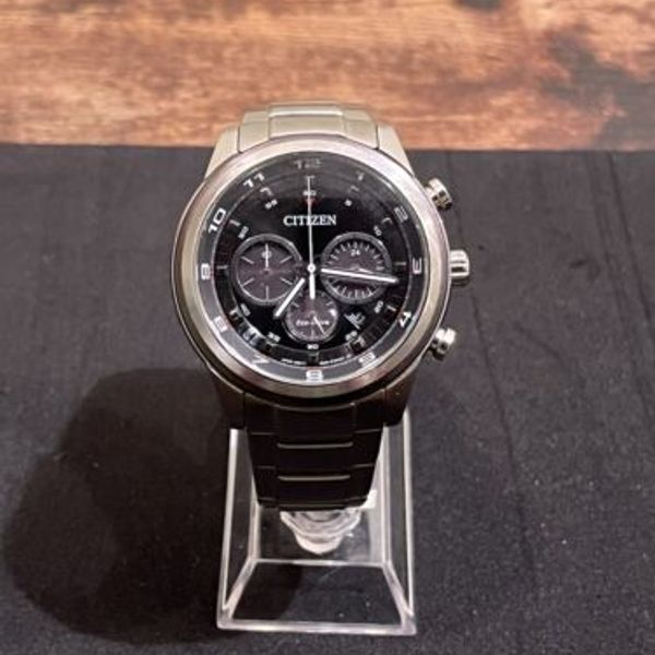 Citizen eco-drive mens chronograph watch 44mm B620-8087678 New Battery ...