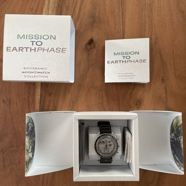 Swatch X Omega Mission to Earthphase Full Set New Genuine | WatchCharts ...
