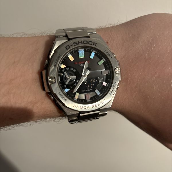 Casio G-Shock GST G-Steel B500 Menâ s Watch Stainless Steel ...