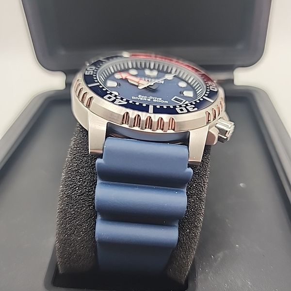Citizen Man Watch Promaster Diver Eco Drive 200mt Blue Pepsi Dial ...