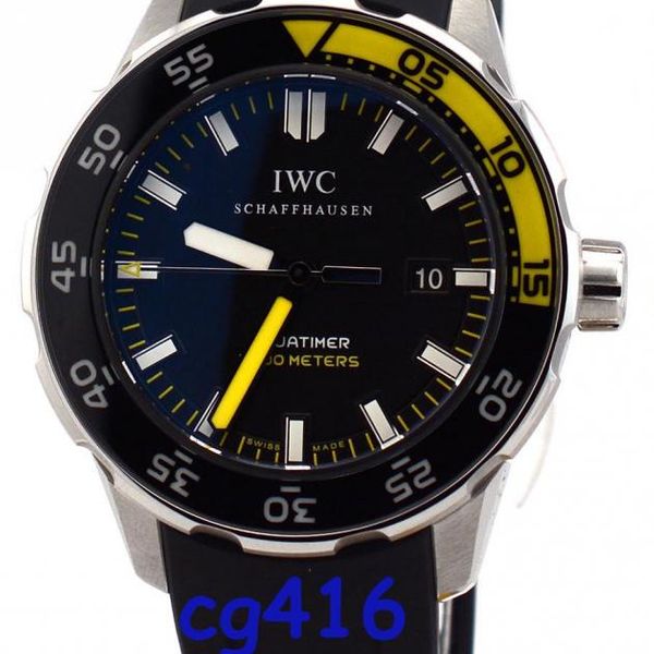 Brand New IWC Aquatimer IW356810 Automatic Black Dial | WatchCharts