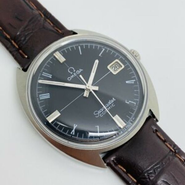 Vintage Rare Omega Seamaster Cosmic Black Dial Calibre 610 SP-Tool 107 | WatchCharts Marketplace