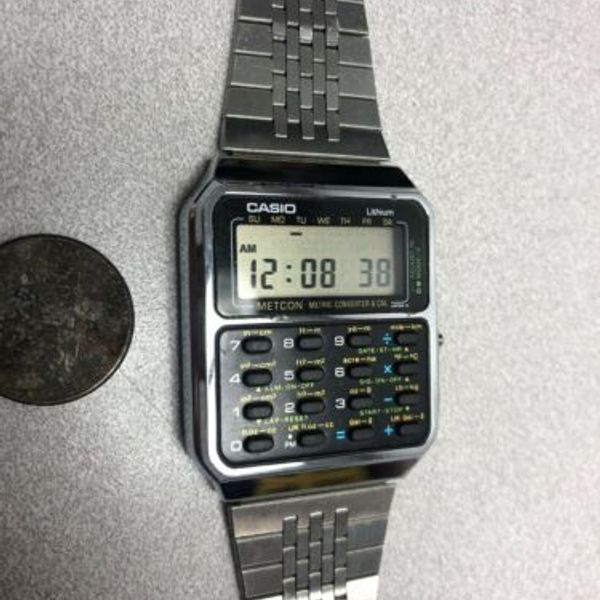Casio CM-321 Calculator Watch Module 458 Metcon Metric Converter ...