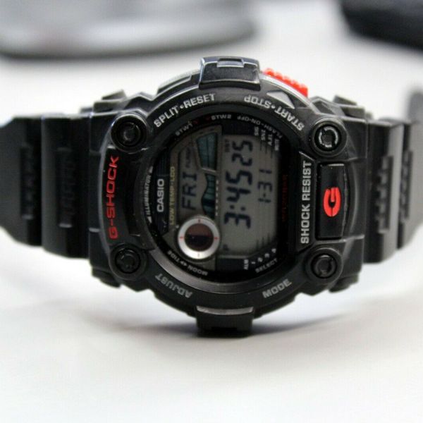 Casio GW-7900-1ER Mens G-Shock Tide Graph Solar Powered Watch ...
