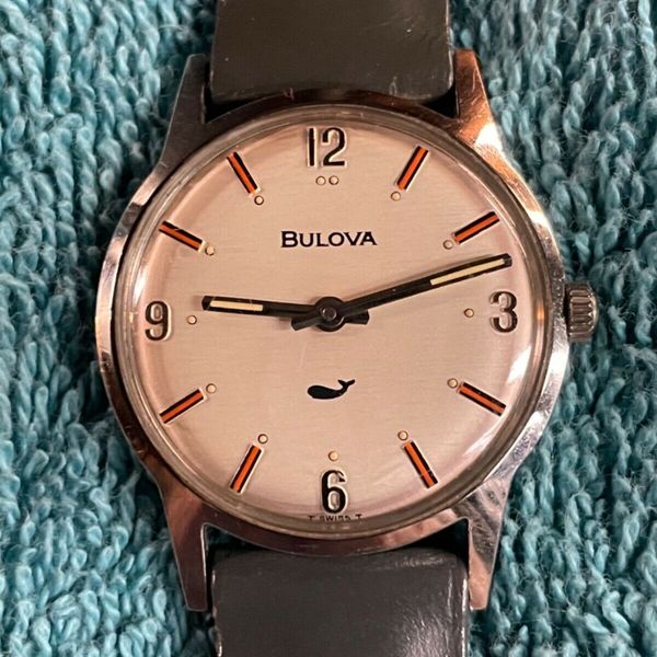 BULOVA WHALE WATCH w NOS BULOVA BAND | WatchCharts