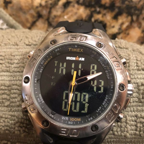 Timex Ironman T56381 Watch with new batteries and band | WatchCharts ...