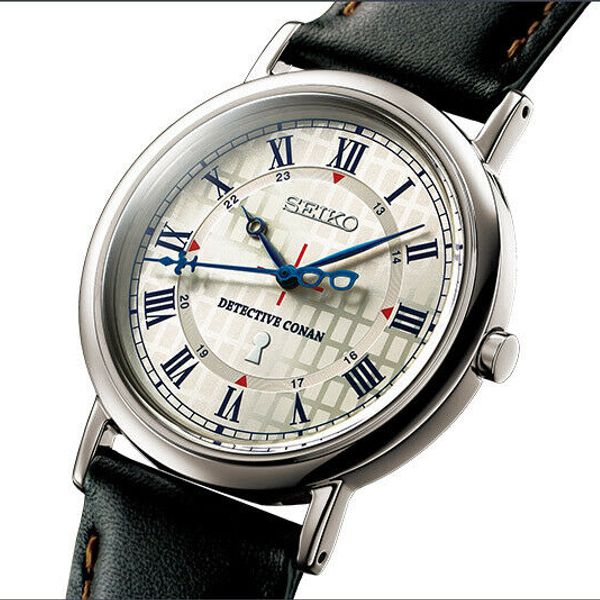 Seiko Official Collaboration Detective Conan Watch With Color Black and ...