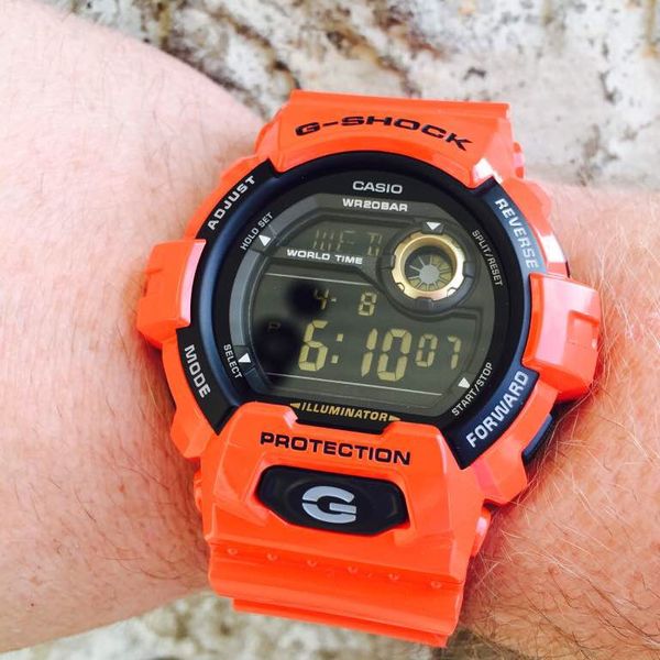 G8900a GShock Orange $75 w/extra strap | WatchCharts Marketplace
