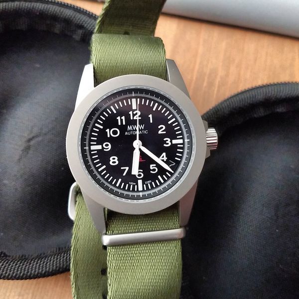 FS: MWW Rattler (black dial, *seiko 4s15 homage*) $200 shipped conus ...