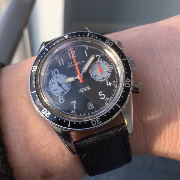 SOLD: Landeron V-7734 chronograph $350 | WatchCharts Marketplace