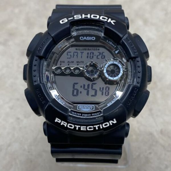 Casio G Shock Watch 3263 GD-100BW Men's Digital Black | WatchCharts ...