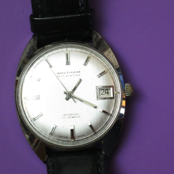 Vintage WALTHAM Self Winding Incabloc 17 Jewels Mens Watch | WatchCharts Marketplace