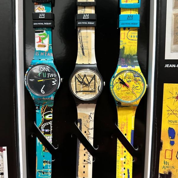 SWATCH X JEAN-MICHEL BASQUIAT TRIPTYCH | WatchCharts Marketplace