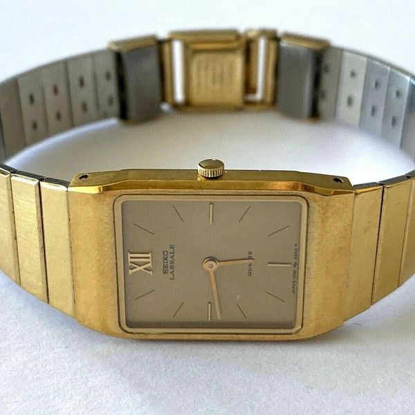 Vintage Seiko Lassale Quartz 1230 5159 Ladies Watch Runs New Battery Gold Tone | WatchCharts ...